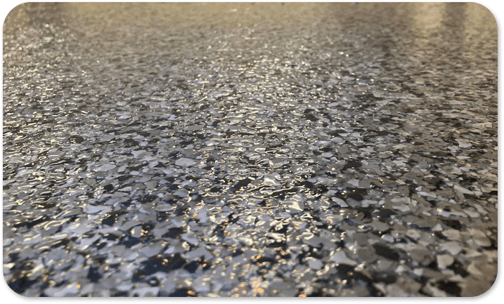 Epoxy Flake Flooring in Palm Beach Florida